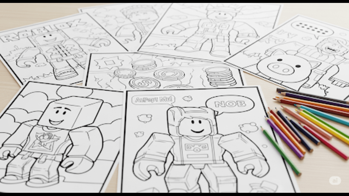 Roblox Coloring Pages: Fun, Creativity, and Learning for Kids