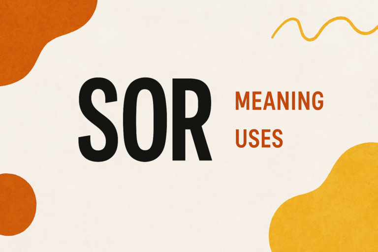 Understanding Sor: Meaning, Uses, and ImportanceProsecchini